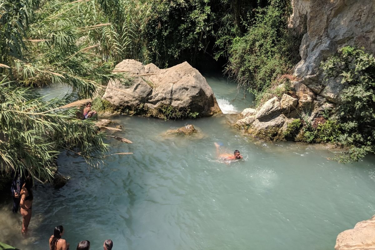 Swimming in the Stunning Fonts D'Algar Waterfalls